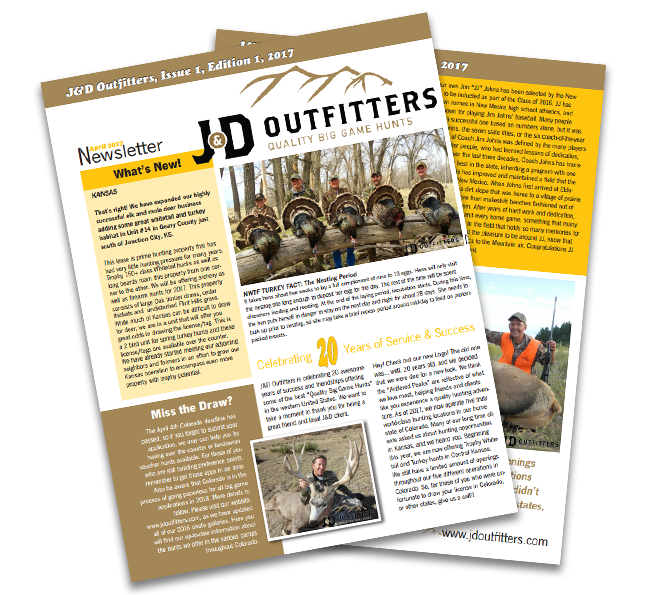 Newsletter | J & D Outfitters